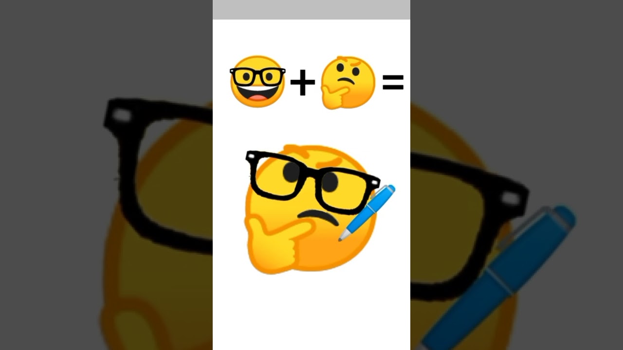 Fusión de emojis 🥴🥴 #shorts #emoji #dibujo - YouTube