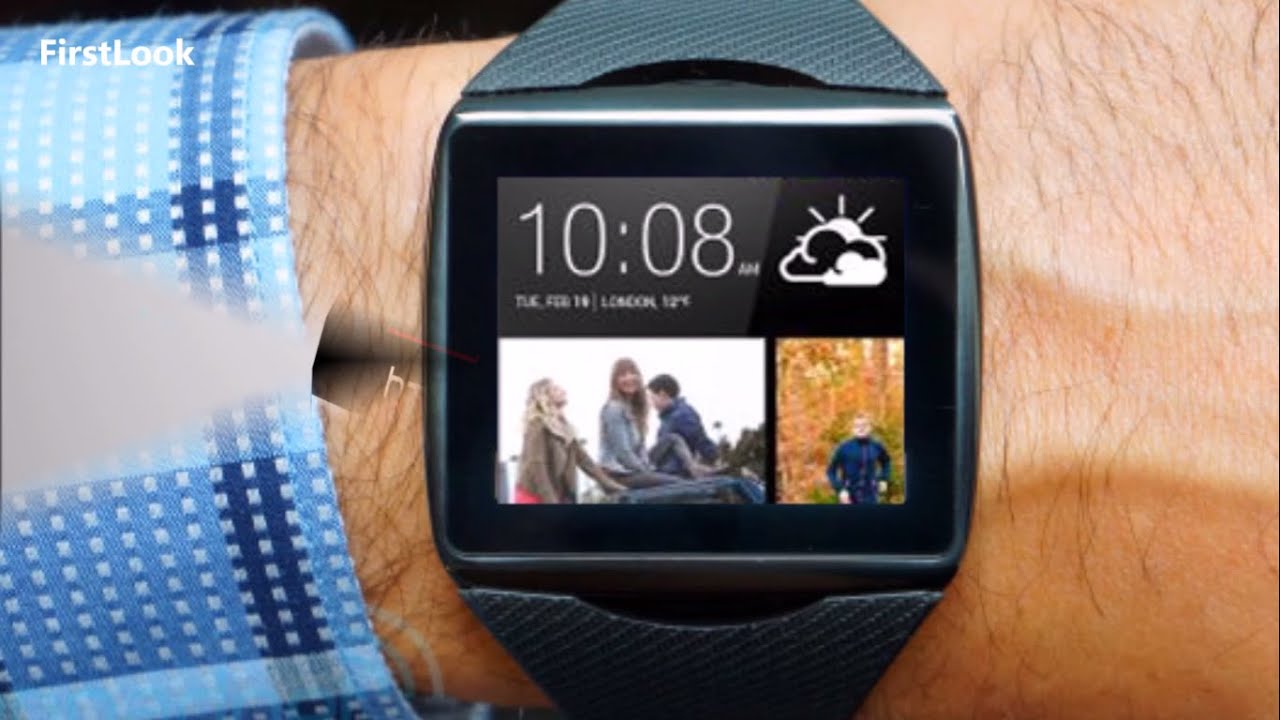 HTC Smartwatch First Look - YouTube