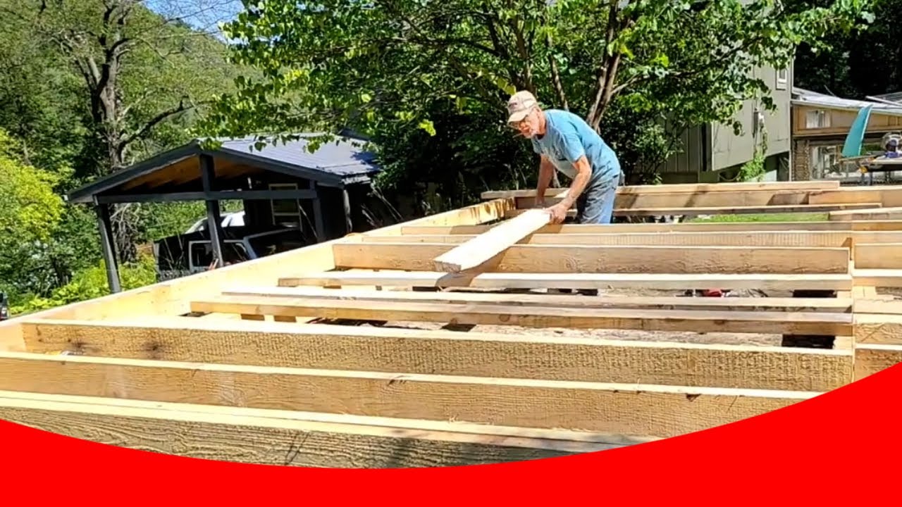 Ep 7- Log Cabin Style Build - Building Floor Joist - Part 3 - YouTube