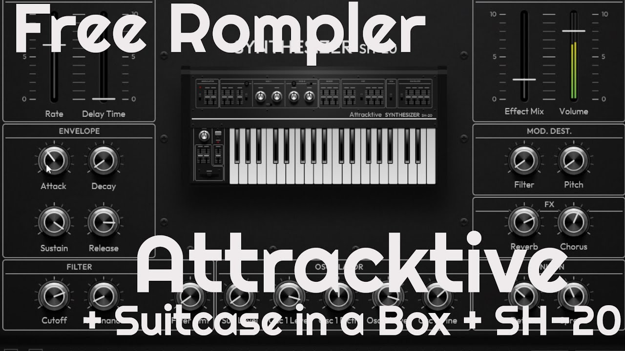 Free Rompler + 2 Rom Packs - Attracktive by Tracktion (No Talking ...