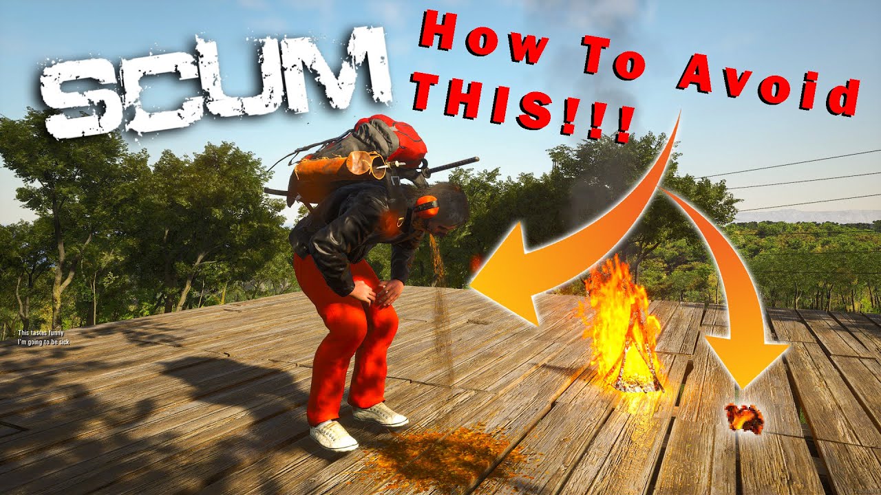 How To Eat Poisonous Mushrooms In SCUM - YouTube