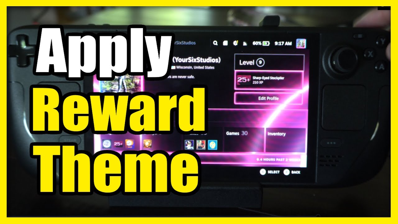 How to Apply the Steam Deck rewards Theme to Profile (Fast Tutorial ...
