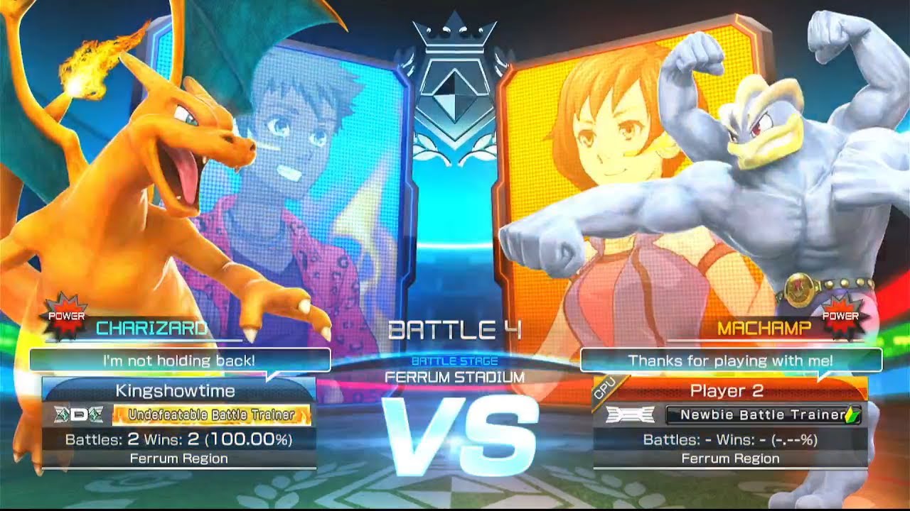 The Toughest Battle: Charizard Vs Machamp In Pokken Tournament DX - YouTube