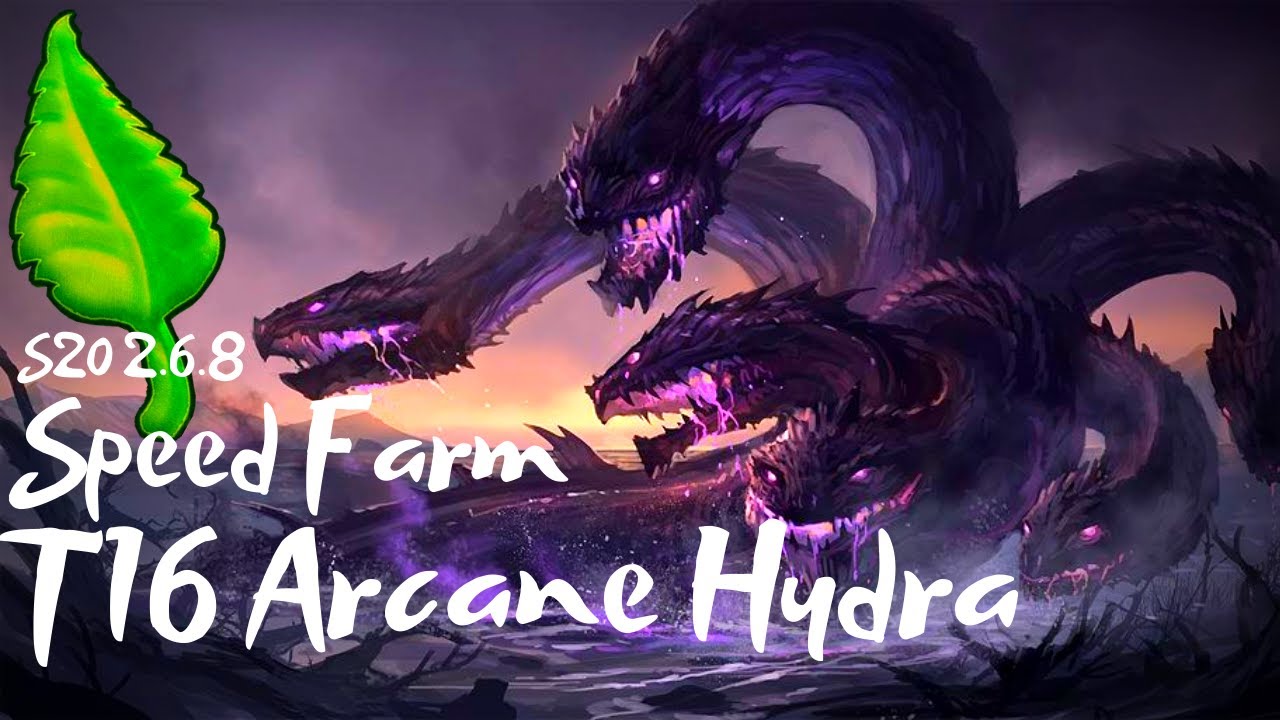 Typhon's Arcane Hydra T16 Build Guide | Patch 2.6.8 Season 20 - YouTube