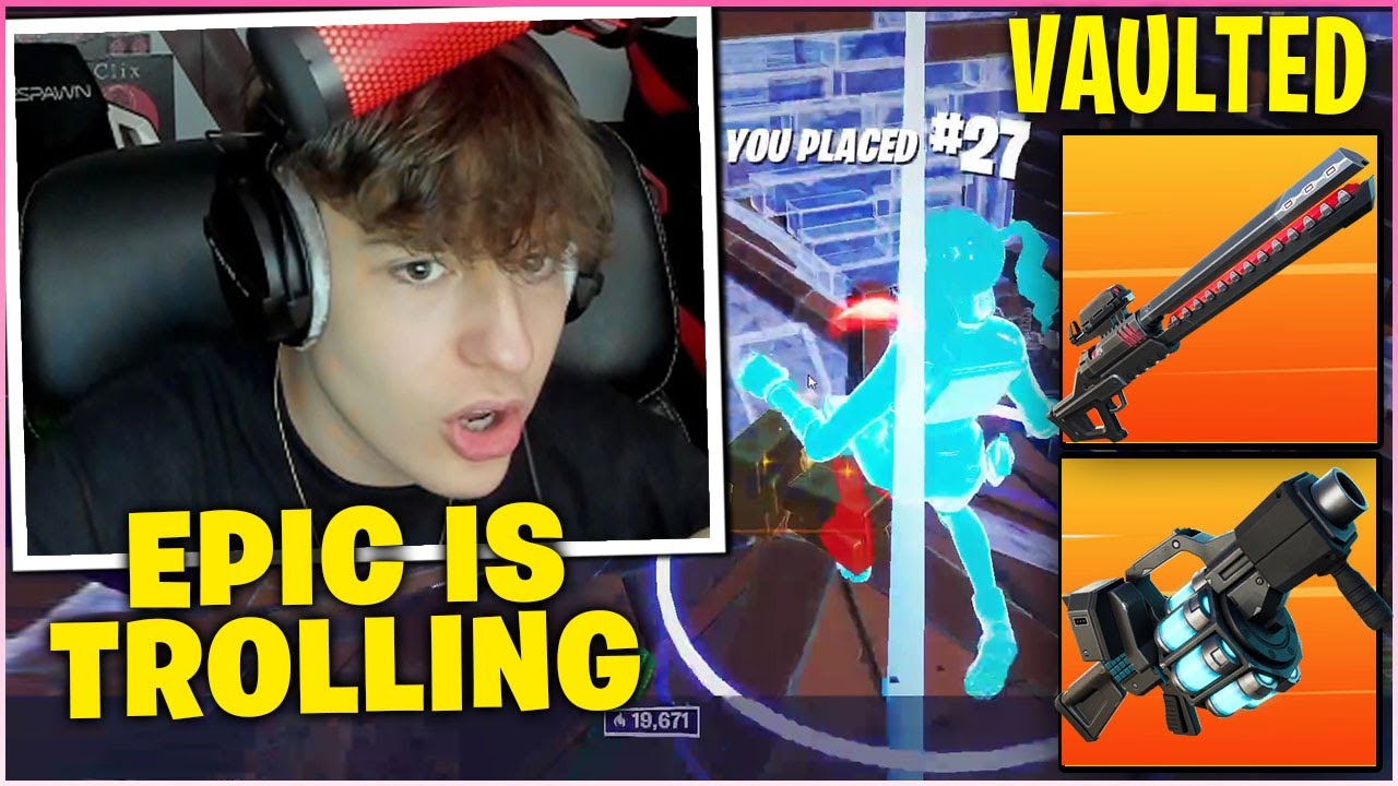 CLIX FREAKS OUT & RAGE QUIT After FINDING VAULTED RECON SCANNER ...