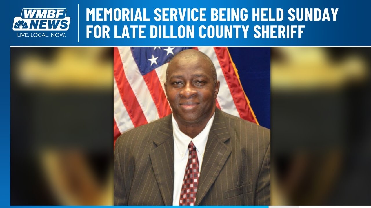 Memorial service being held Sunday for late Dillon County sheriff - YouTube