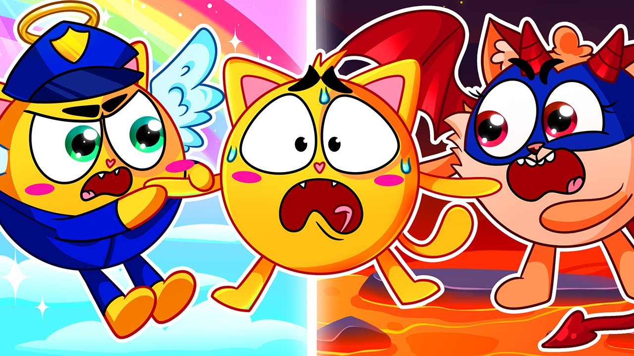 Angel VS Demon Kids+ More Kids Funny and Educational Cartoons | Kids ...