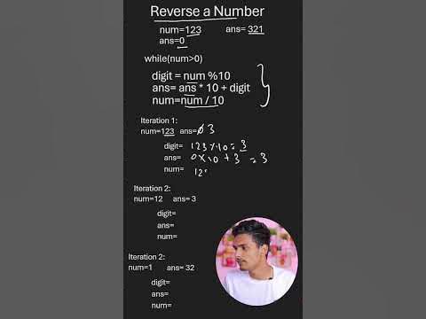 Reverse a number 💯 easy solution #programming #100daysofcode #coding #programmingtutorial - YouTube