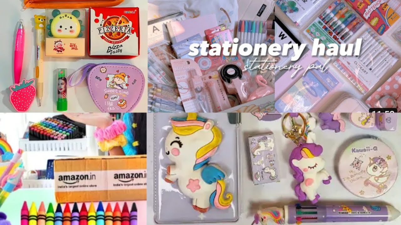 Cute Stationery | School supplies | Kawaii cute Things/unboxing cute ...