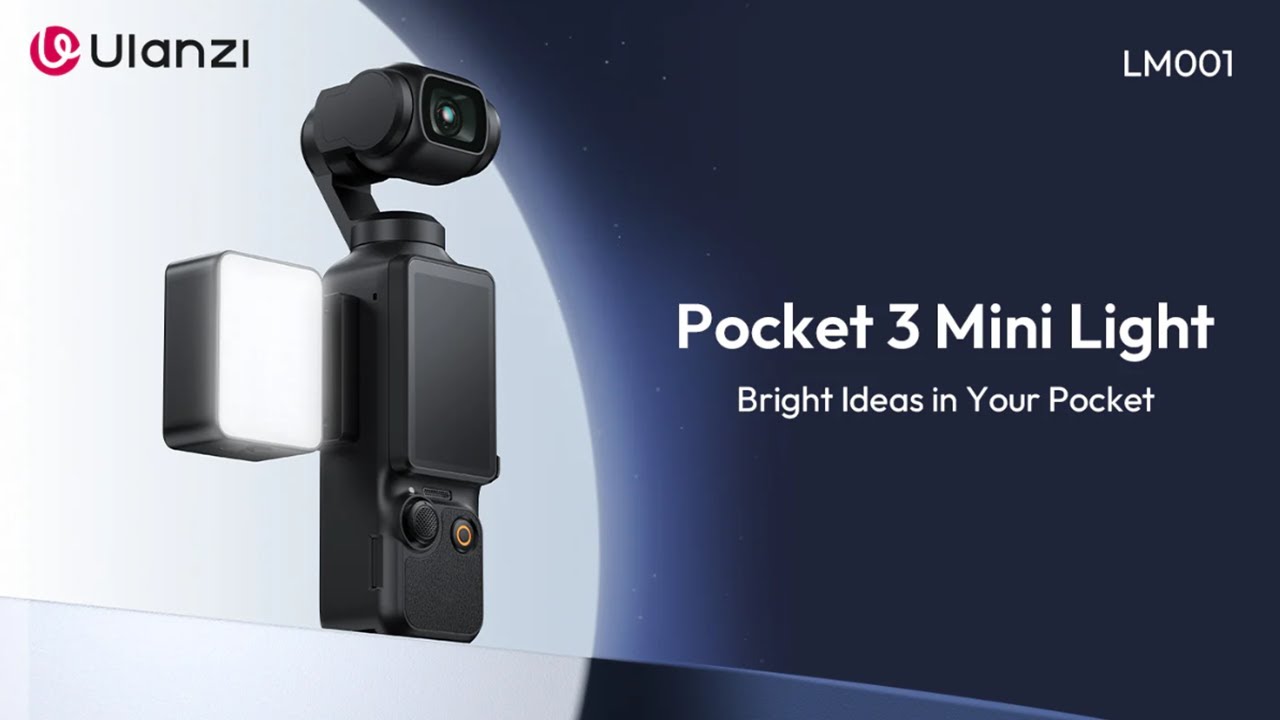 Introducing Ulanzi LM001 Pocket 3 Magnetic Mini Light - YouTube