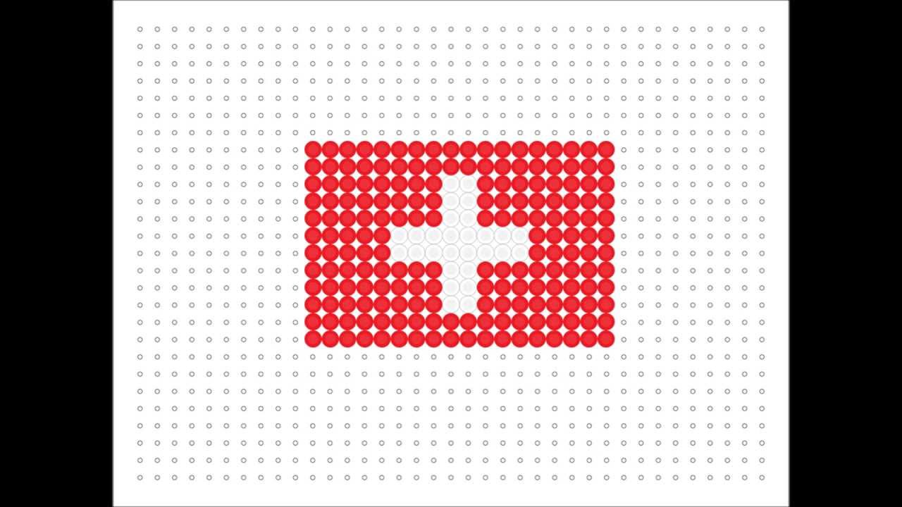 Hama Bead Swiss Flag (Flag Series 2 #15) - YouTube