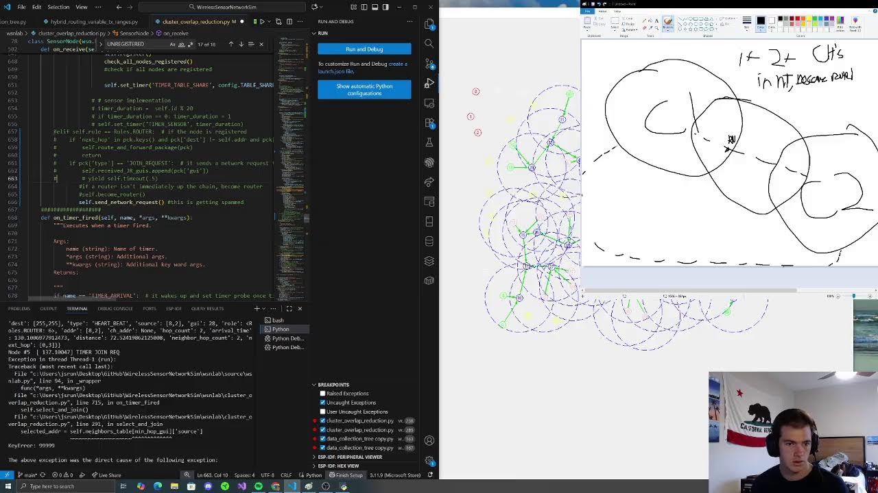 Wireless Sensor Network Sim - Implementing Router Logic - YouTube