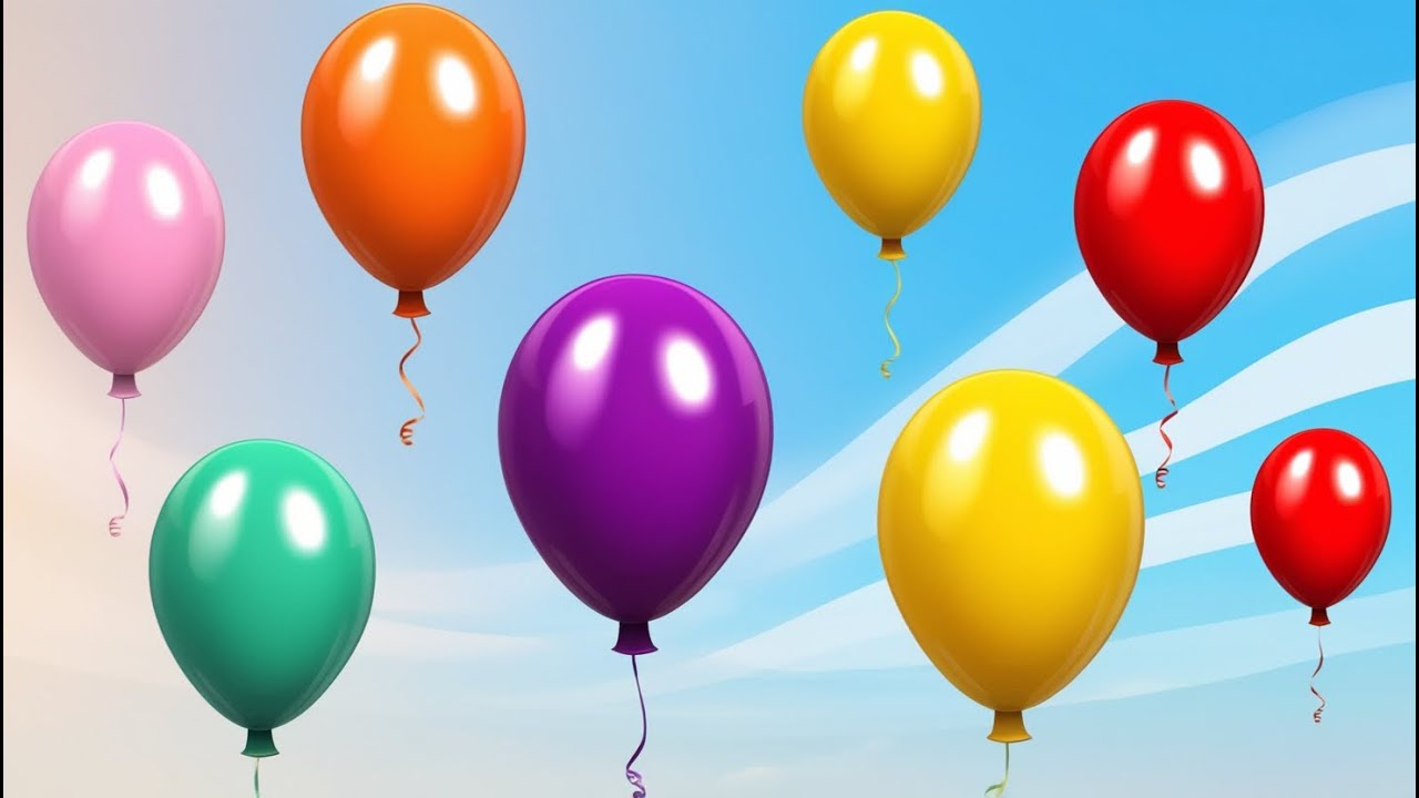 🎈 Pretty Balloons Song | Learn Colors with Fun Balloons! | Kids ...