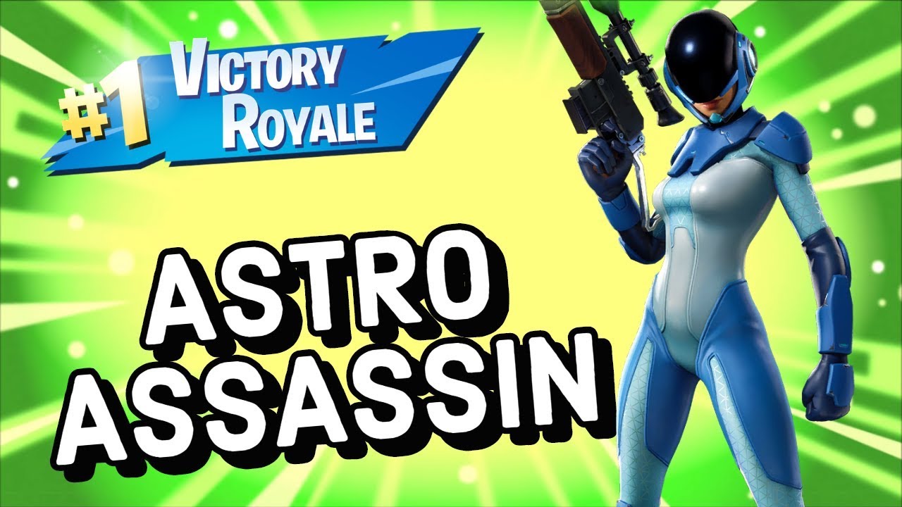 ASTRO ASSASSIN Skin Gameplay In Fortnite! - YouTube