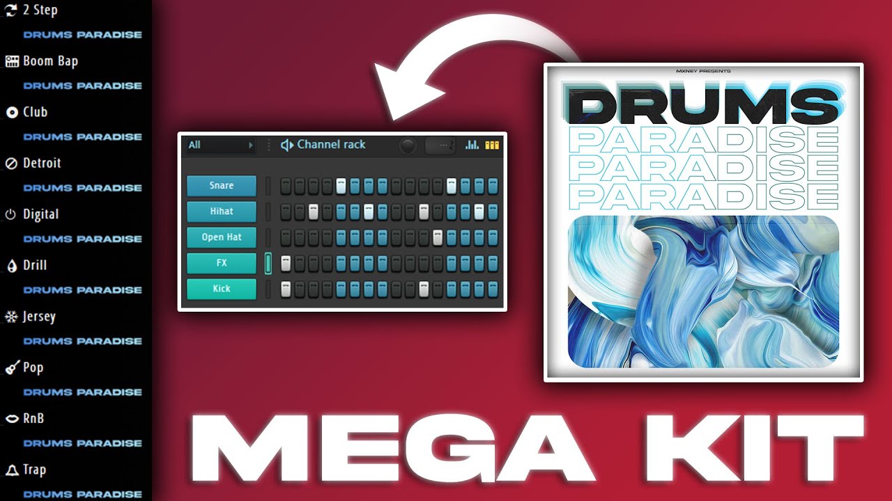 10 RYTHMES DE DRUMS À ABSOLUMENT CONNAÎTRE (+ MEGA DRUMKIT GRATUIT) - YouTube