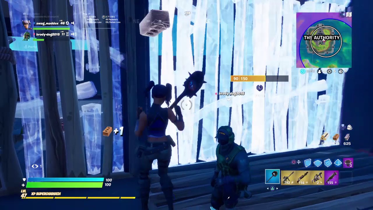 Fortnite win with walker - YouTube