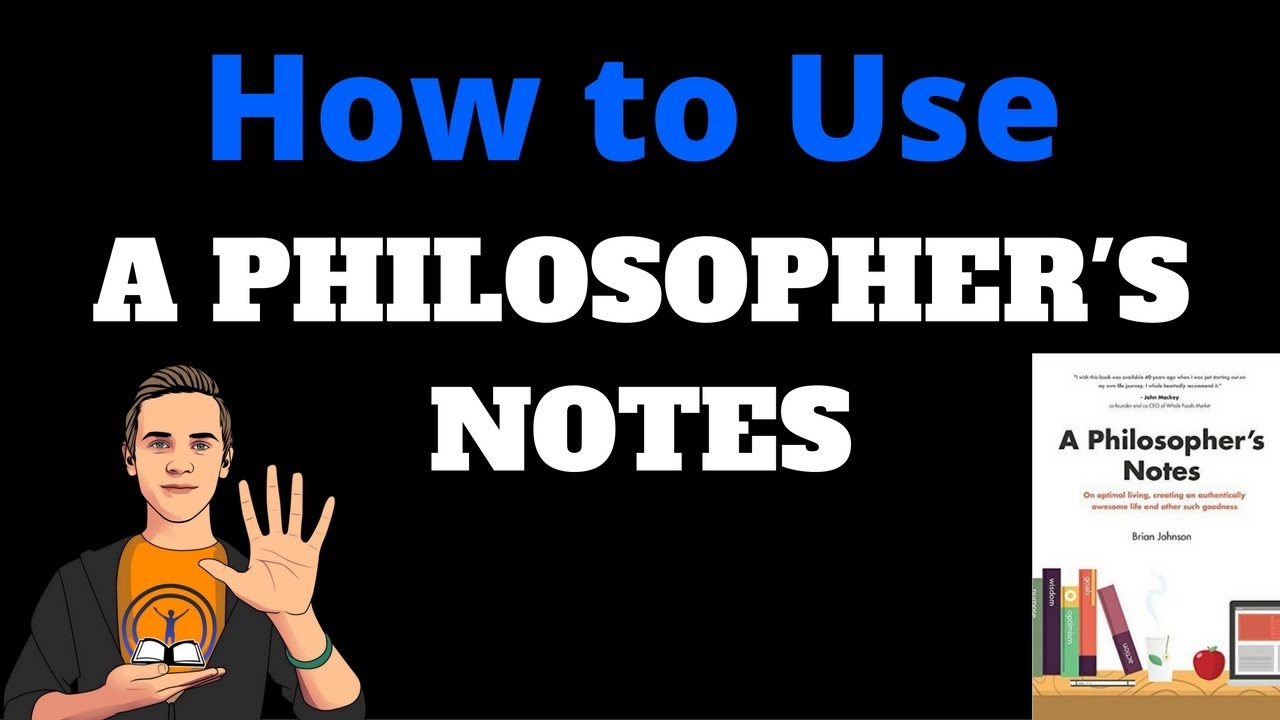 How to Use A Philosopher's Notes by Brian Johnson - YouTube