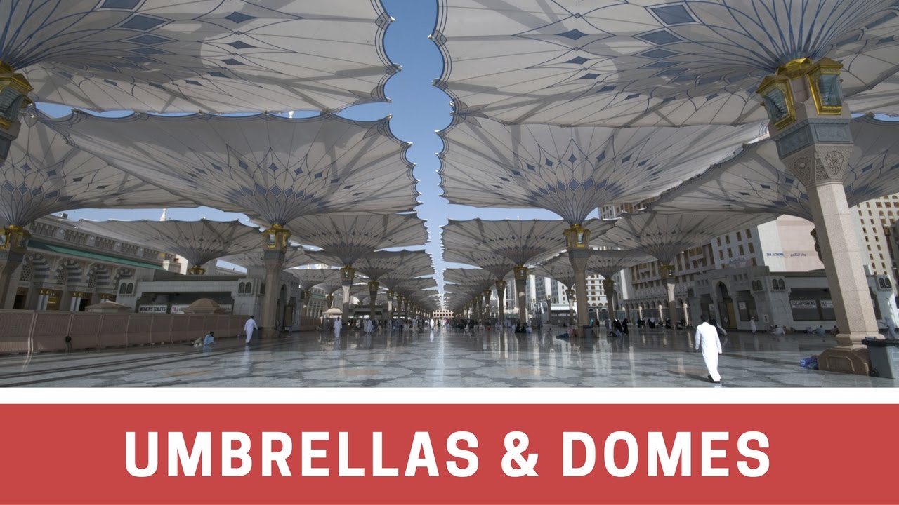 Umbrellas & Domes of Madinah - YouTube