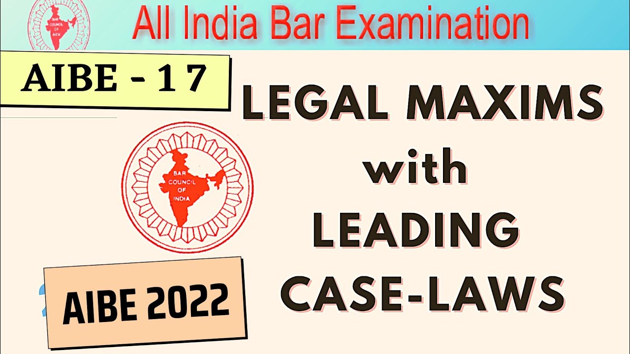 AIBE IMPORTANT CASE LAWS LANDMARK CASES FOR AIBE CASE LAW FOR AIBE aibe-important-case-laws-landmark-cases-for-aibe-case-law-for-aibe