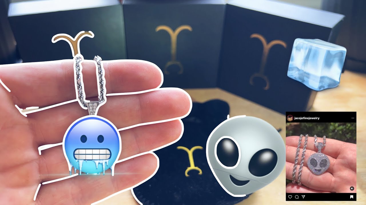 Jacoje ICED OUT ALIEN pendant 👽🥶 - YouTube