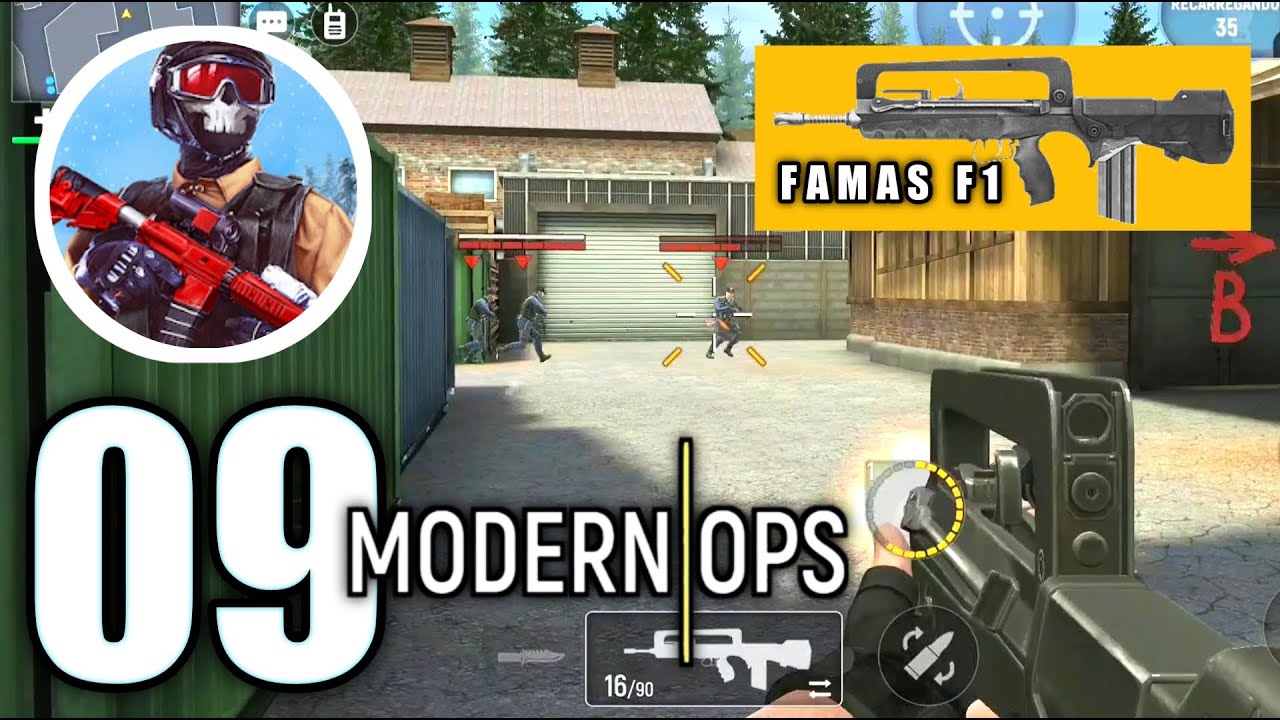 Modern Ops - Gameplay FAMAS F1 - Parte 09 (Android, iOS) - YouTube