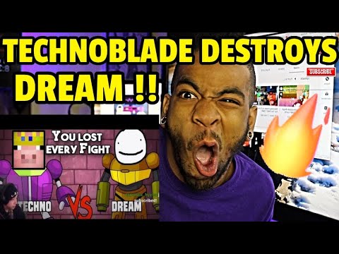Technoblade DESTROYS Dream on RAP BATTLE and ROAST him (Other Dream SMP Members Rapping ...