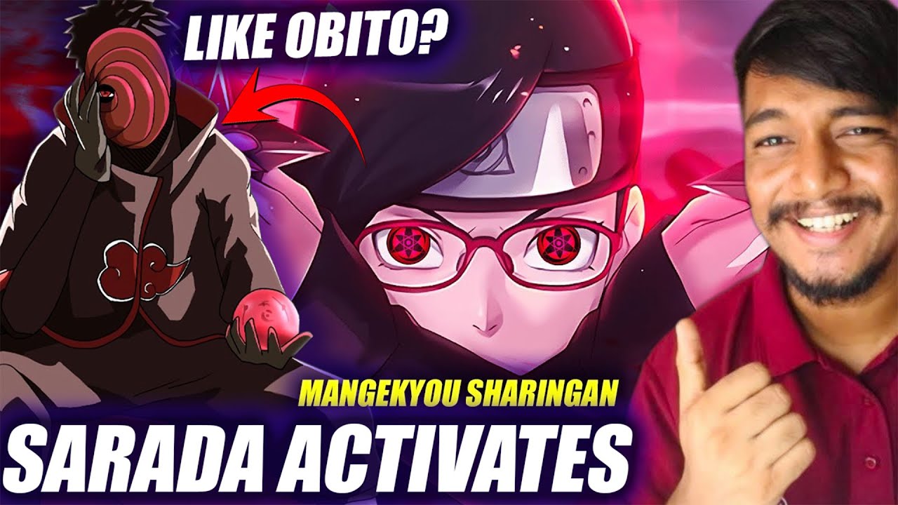 Sarada Activated Mangekyou Sharingan Like OBITO!💀| Boruto Two Blue ...