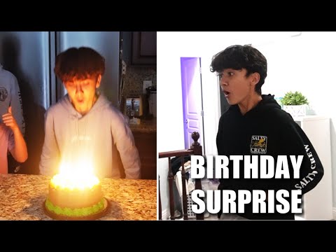 14th Birthday Surprise: Watch His Reaction When He Opens His Presents!