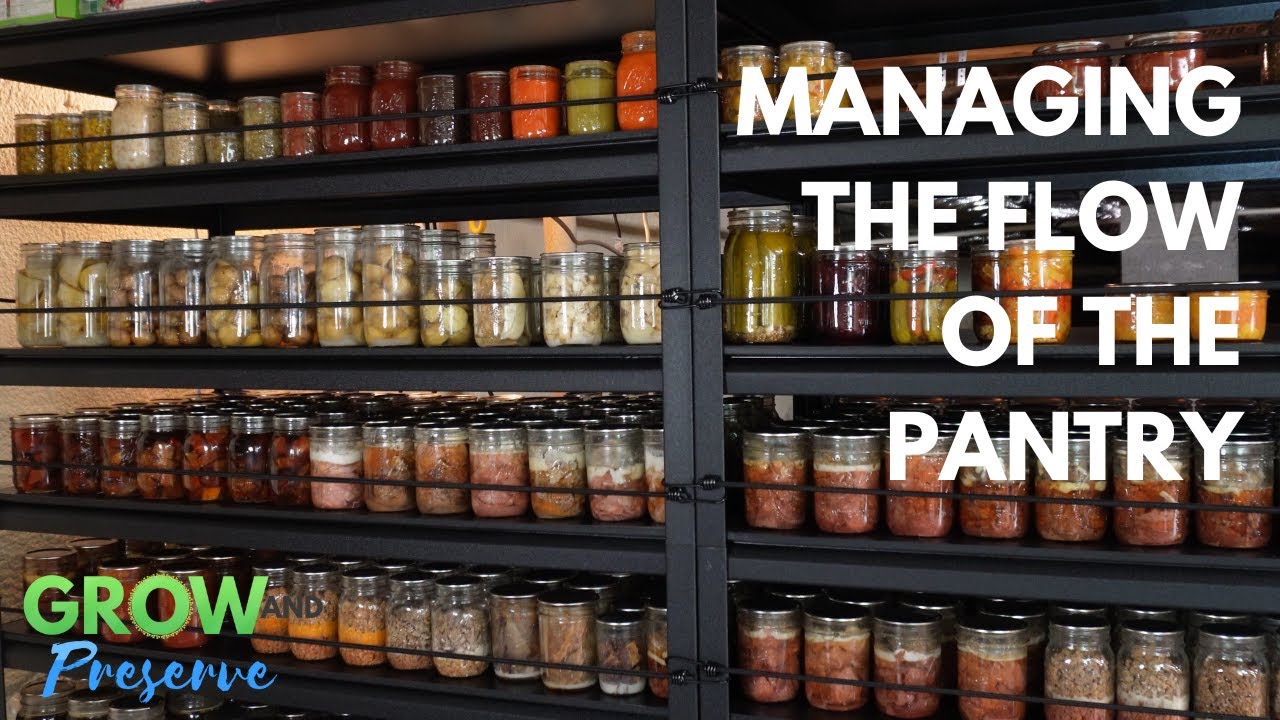 Managing the Stock Flow of the Canning Pantry || Canning Pantry Tour ...