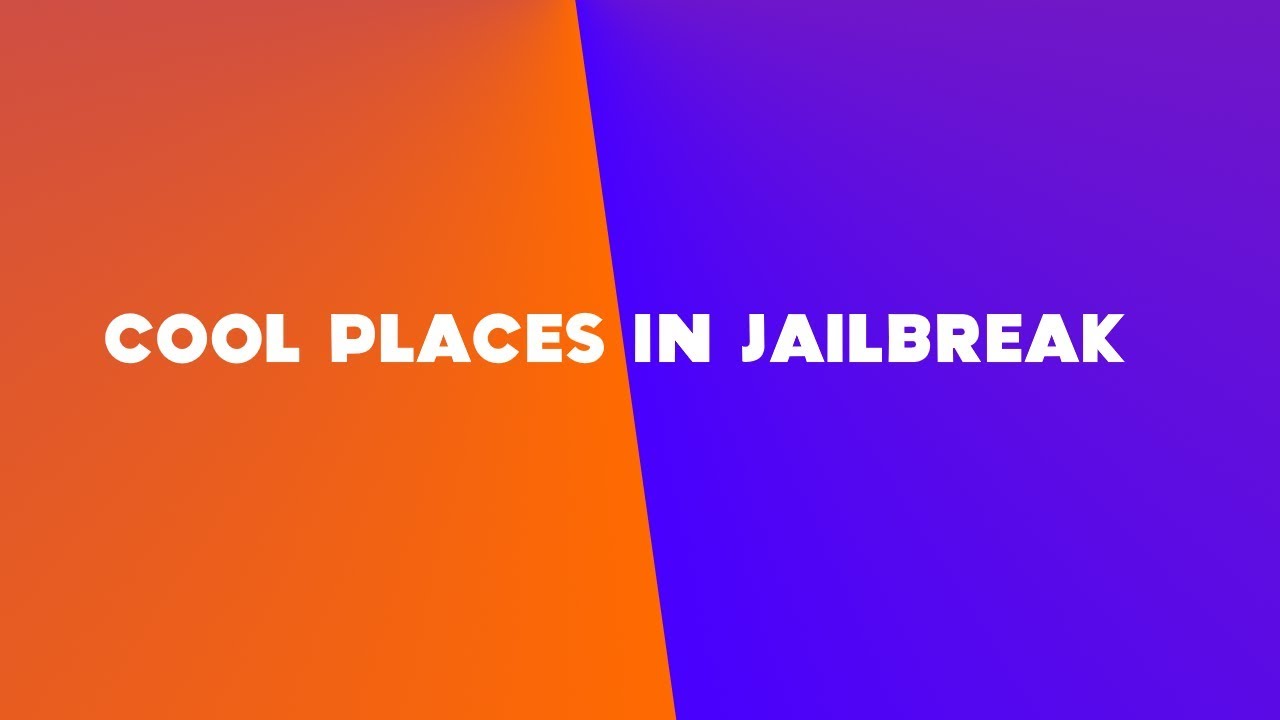 Cool Places in Roblox Jailbreak - YouTube