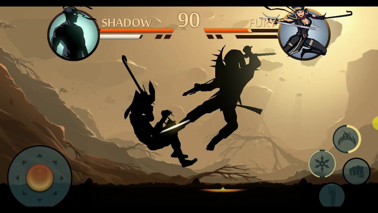 shadow fight 2,Enemy Hurts only in marked area - YouTube