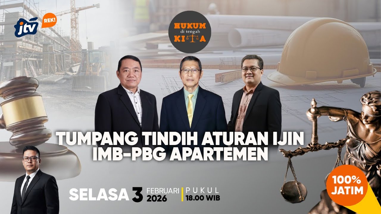 TUMPANG TINDIH ATURAN IJIN IMB-PBG APARTEMEN - YouTube