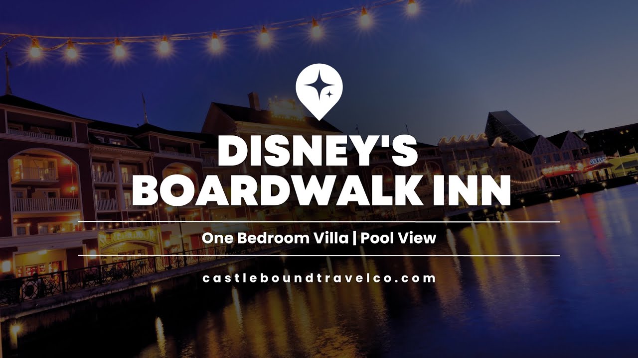 Disney's Boardwalk Inn | One Bedroom Villa Pool View: Room Tour - YouTube