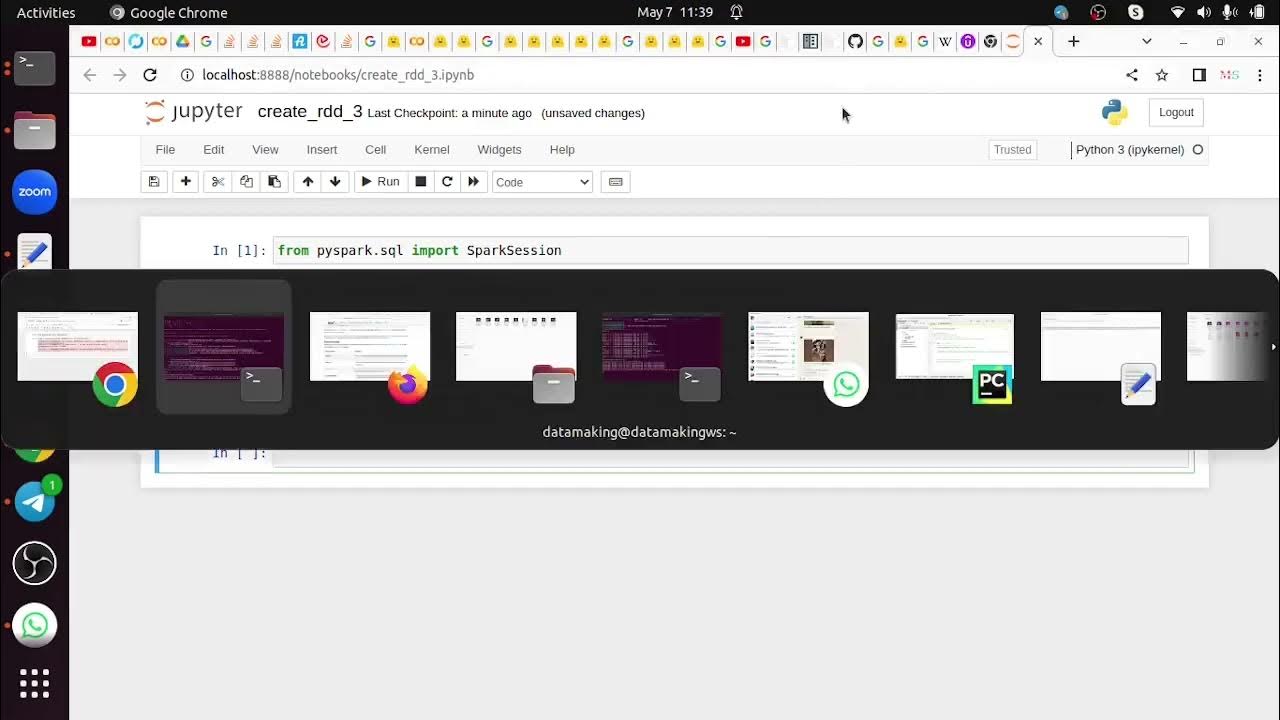 How To Create Rdd On Pyspark Using Jupyter Notebook In Tamilதமிழ் Part 63dmt Datamaking