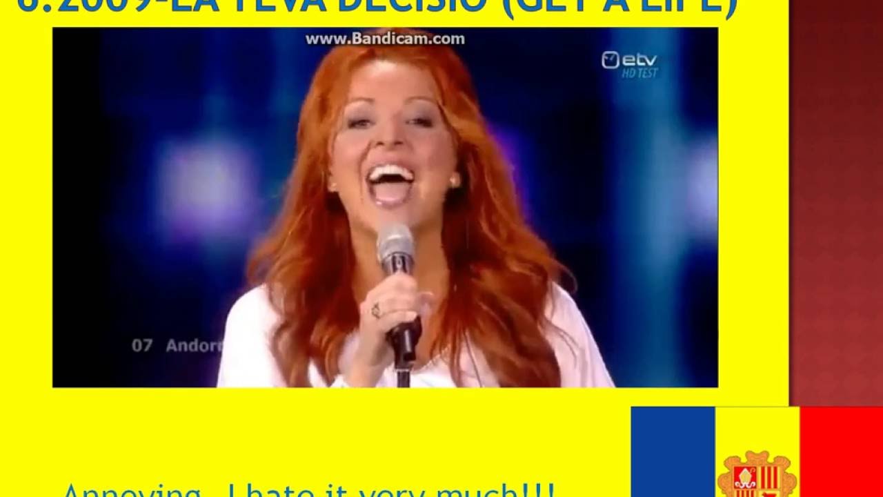 Andorra in ESC- My top 6 [2004-2009] - YouTube