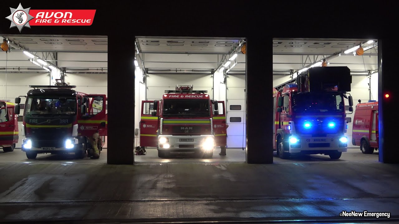 3x Turnout Reserve Pump, New Pump & Turntable Ladder (Avon Fire ...
