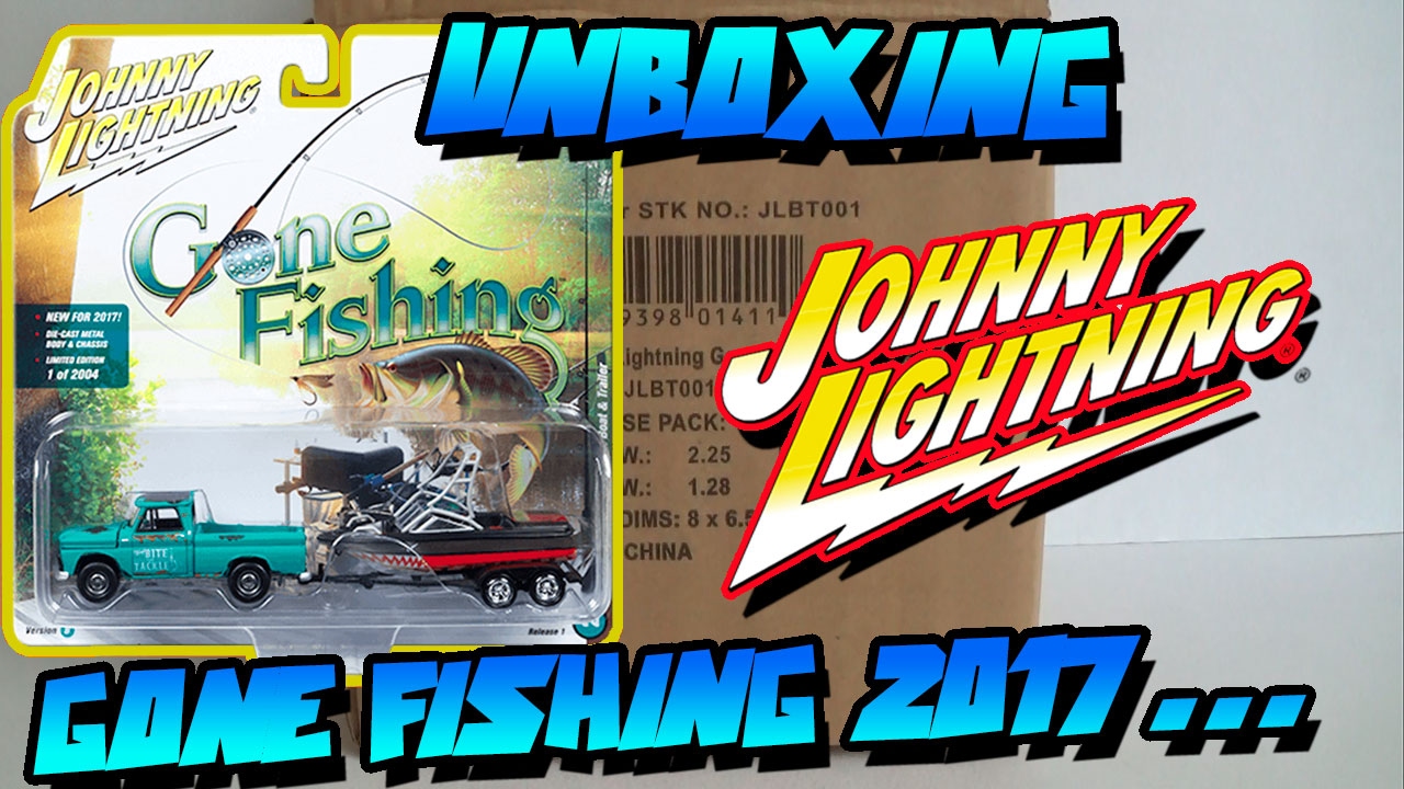 UNBOXING - GONE FISHING JOHNNY LIGHTNING 2017 - YouTube