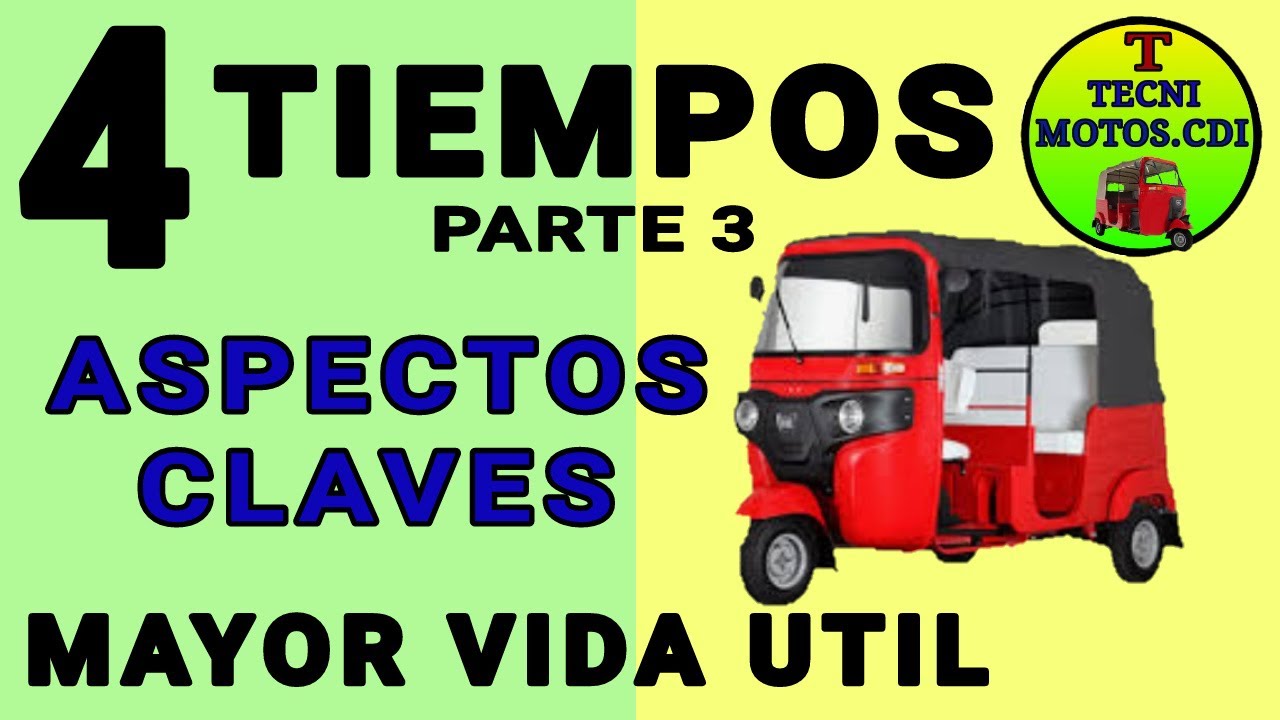 4 TIEMPOS del MOTOR. Mayor vida útil😎💪Parte 3. Explicación. - YouTube