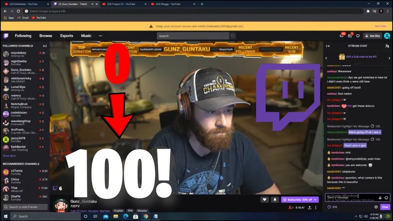 I RAIDED people on TWITCH with ZERO viewers... - YouTube