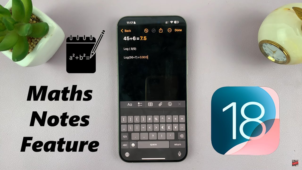 iOS 18: How To Use Maths Notes On Calculator App (iPhone) - YouTube