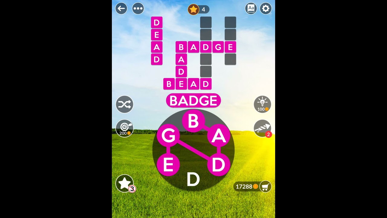 Wordscapes Level 4255 Answers - YouTube