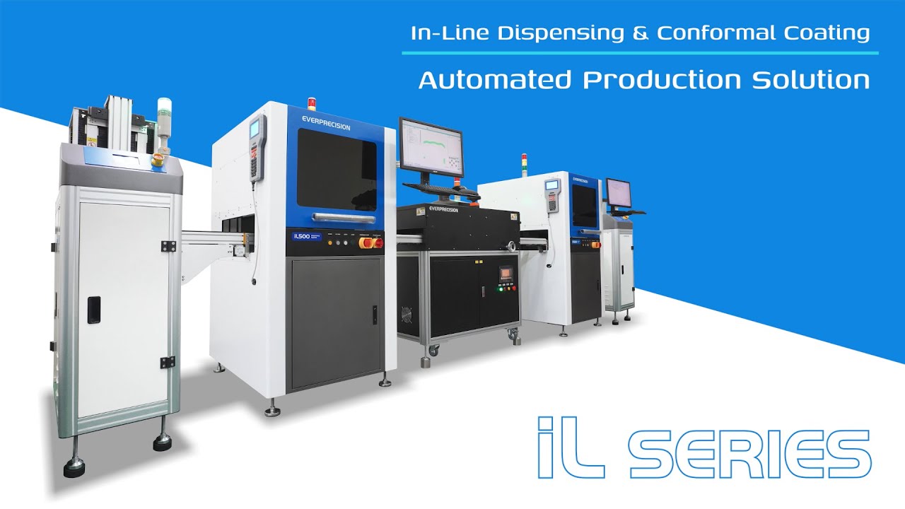 Automated Production Solution | In-Line Dispensing & Conformal Coating | EVERPRECISION - YouTube
