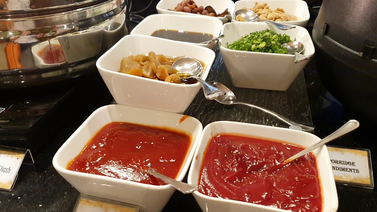 Breakfast menu Hotel Grand Pacific Singapore - YouTube