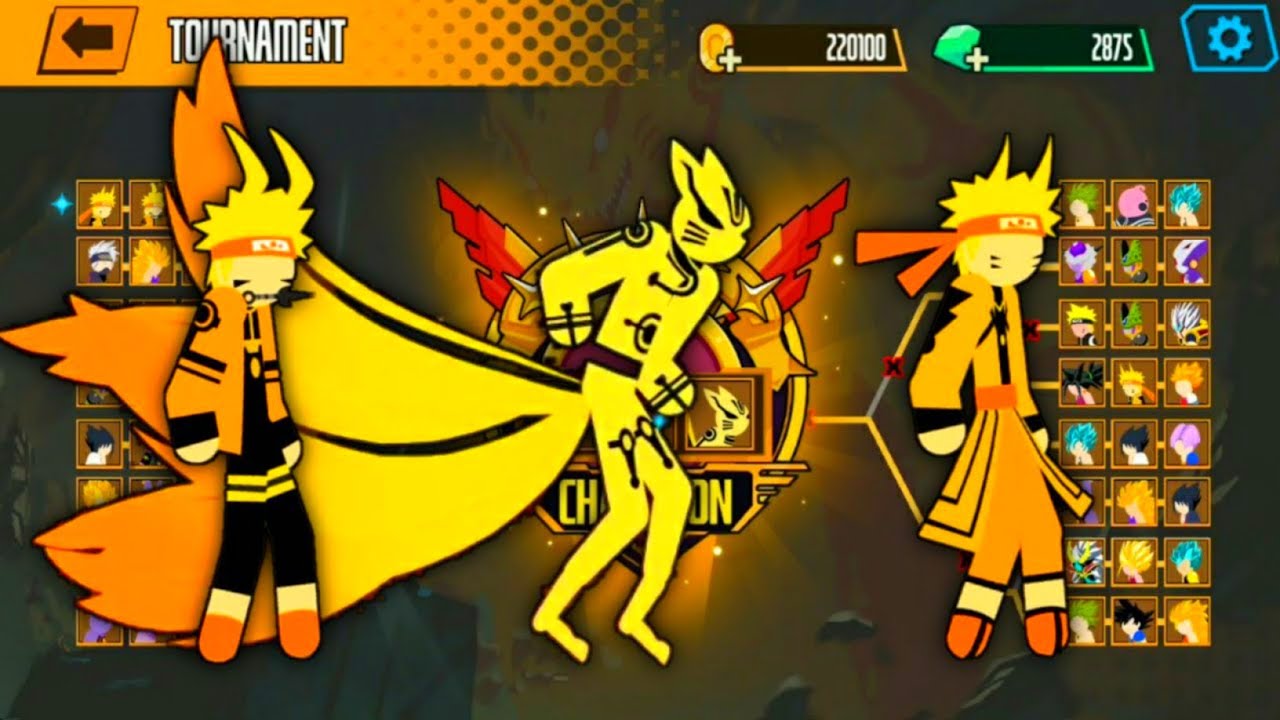 Stickman Warriors Fight 3×3 - Naruto Yarama, Naruto 6 Path & Naruto ...
