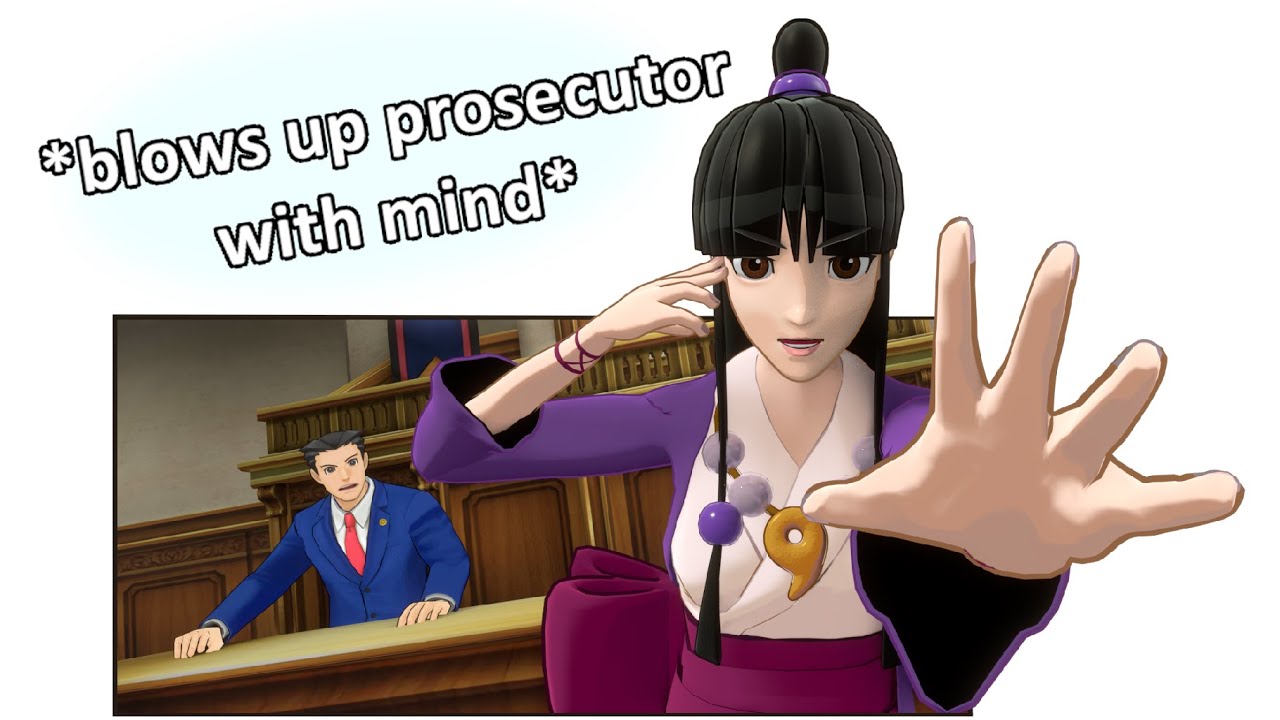 *blows up prosecutor with mind* (Ace Attorney Animation) - YouTube