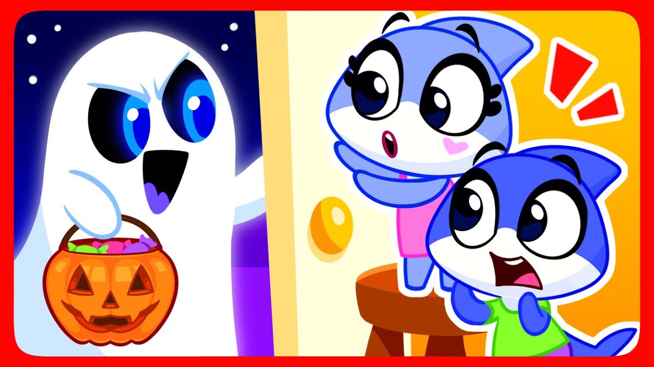 Baby Sharks Meet Halloween Monsters 👻🎃 Who Stole Our Candy? 🔮 Funny ...