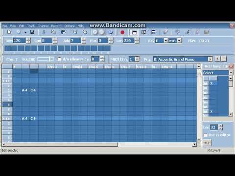 Making Music with MIDI Tracker in 5 minutes (2019-02-04) - YouTube
