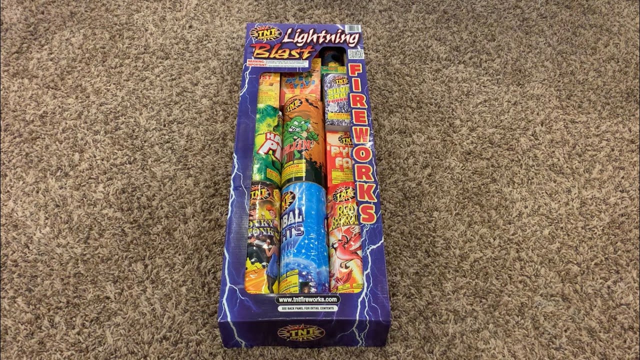 Lightning Blast assortment by TNT fireworks unboxing. Is it worth the ...