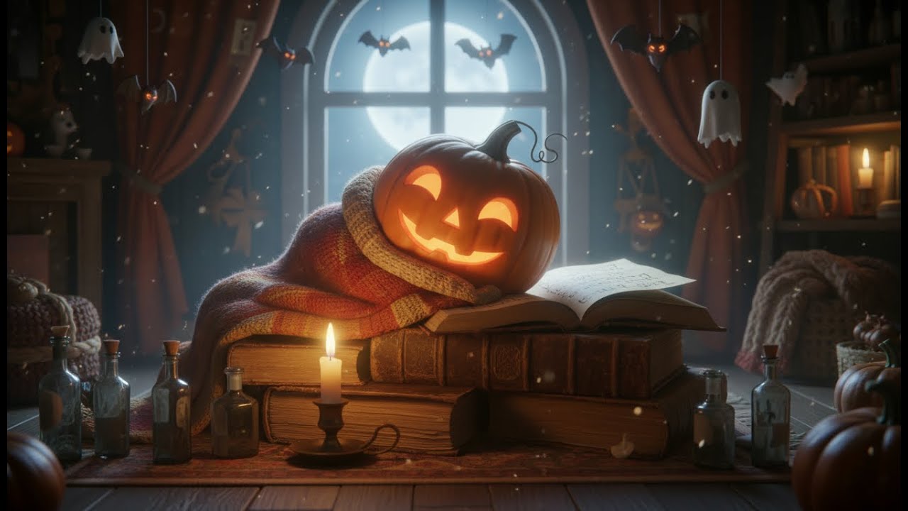 10 Hour Halloween Sleep Music 🧪 Magic Potion Sanctuary | Cozy Witch ...