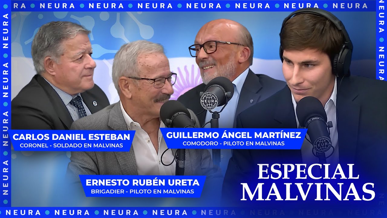 Especial Malvinas con Ernesto Rubén Ureta, Guillermo Ángel Martínez y Carlos Daniel Esteban - 02 ...